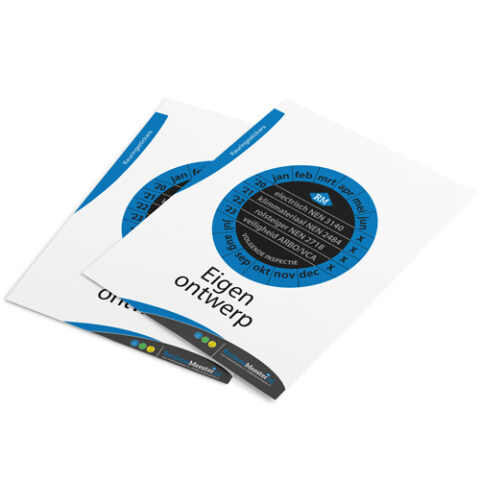 keuringsstickers | voor keuringsbedrijven | Sticker na keuren machines